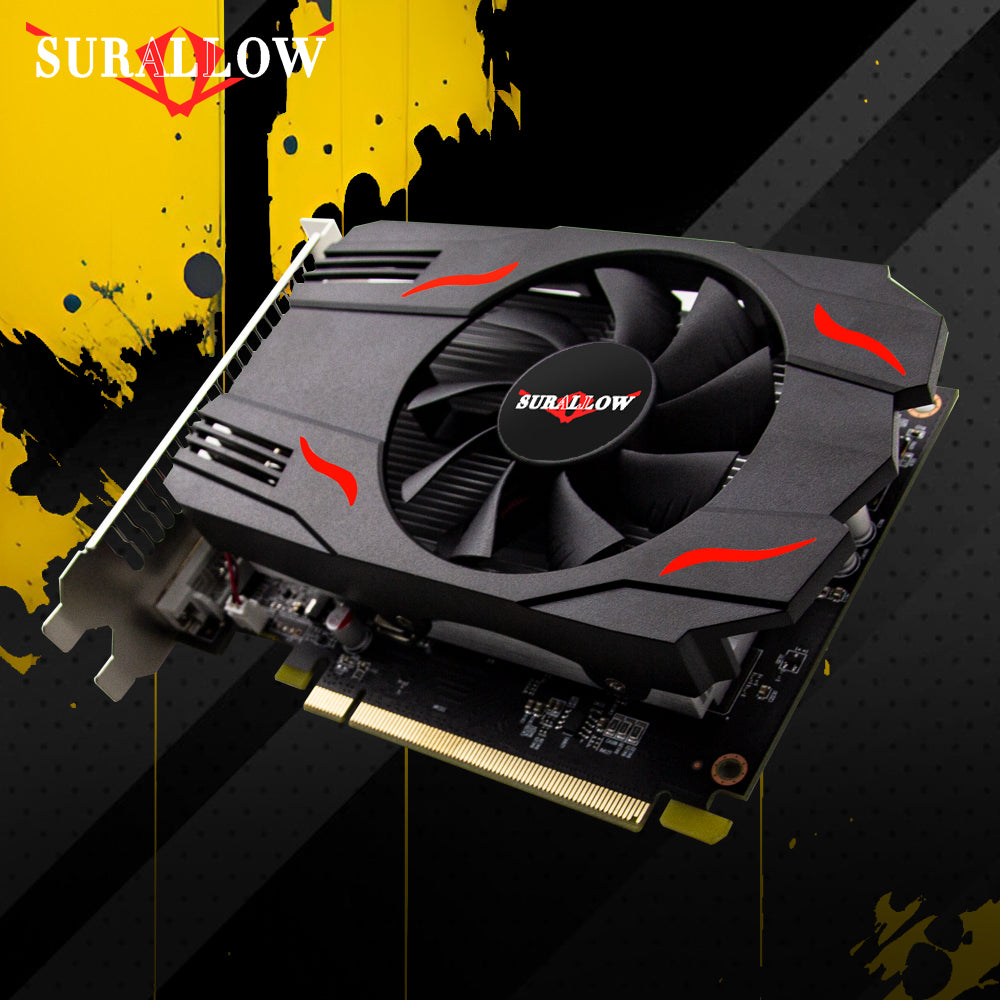 SURALLOW RX 550 4G GDDR5 128Bit Graphics Card RX550 Video Card